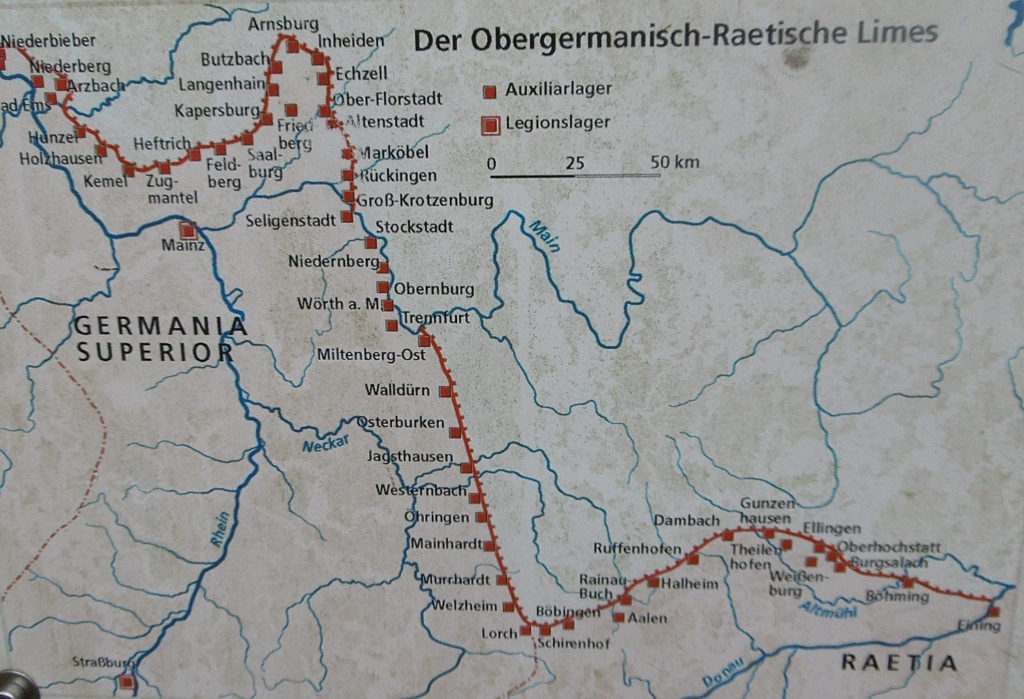D-63694 Limeshain: Palisade, Graben und Wall – Pedestrial