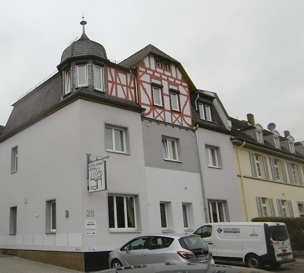 D-65510 Gästehaus Hotel Sonne in Idstein – Pedestrial